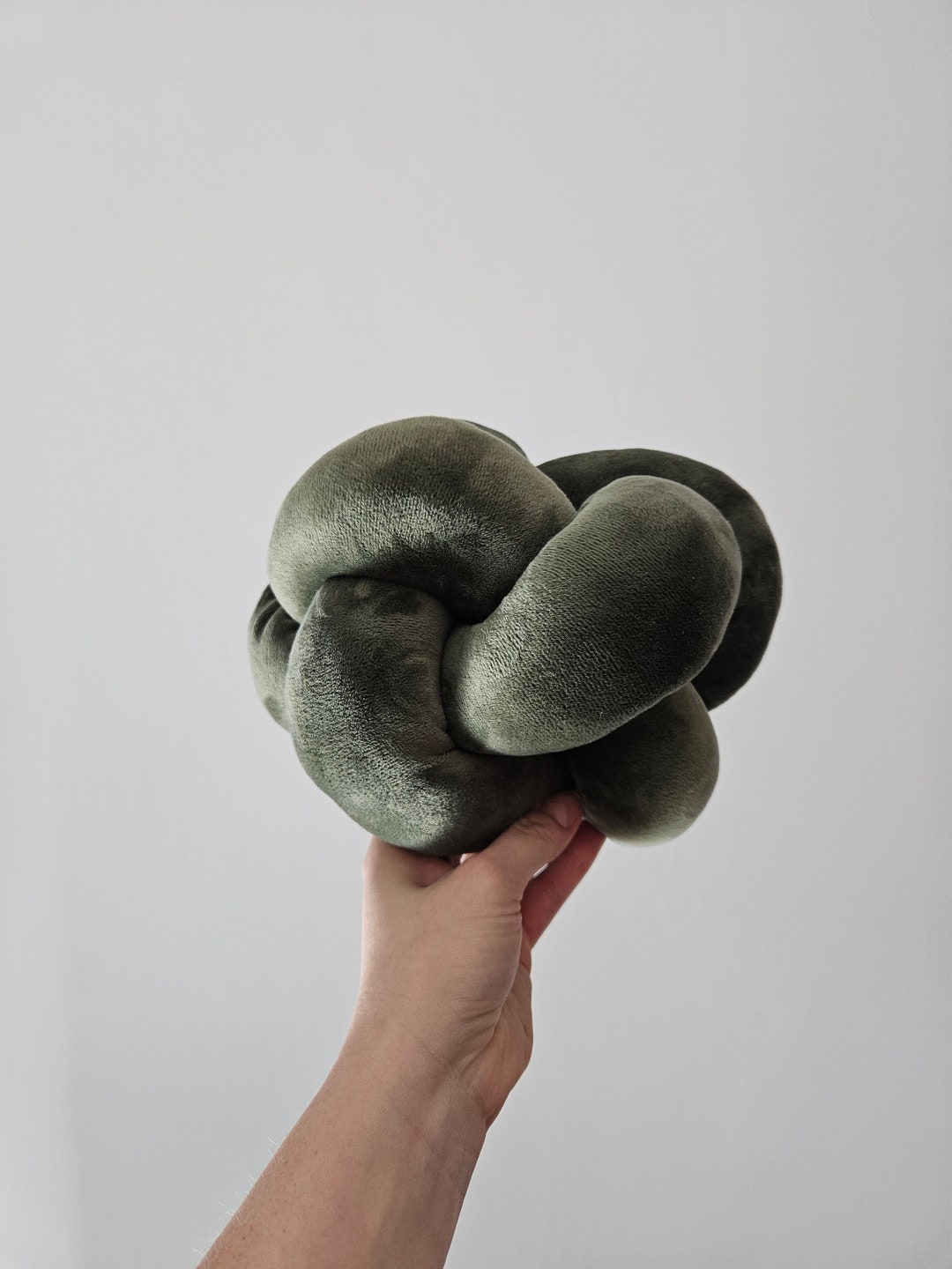 Mini Knot Pillow, Small Knot Khaki Pillow, Khaki Knot Pillow, Knot ...