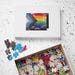 Pride Progress Flag Original Artwork Printed on a Puzzle (110, 252, 520 ...