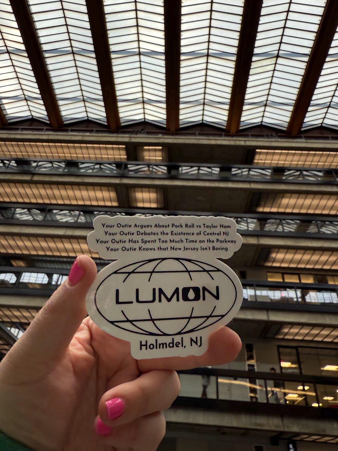 Severance Inspired Sticker/magnet - Lumon Logo & NJ Outie Facts I New ...