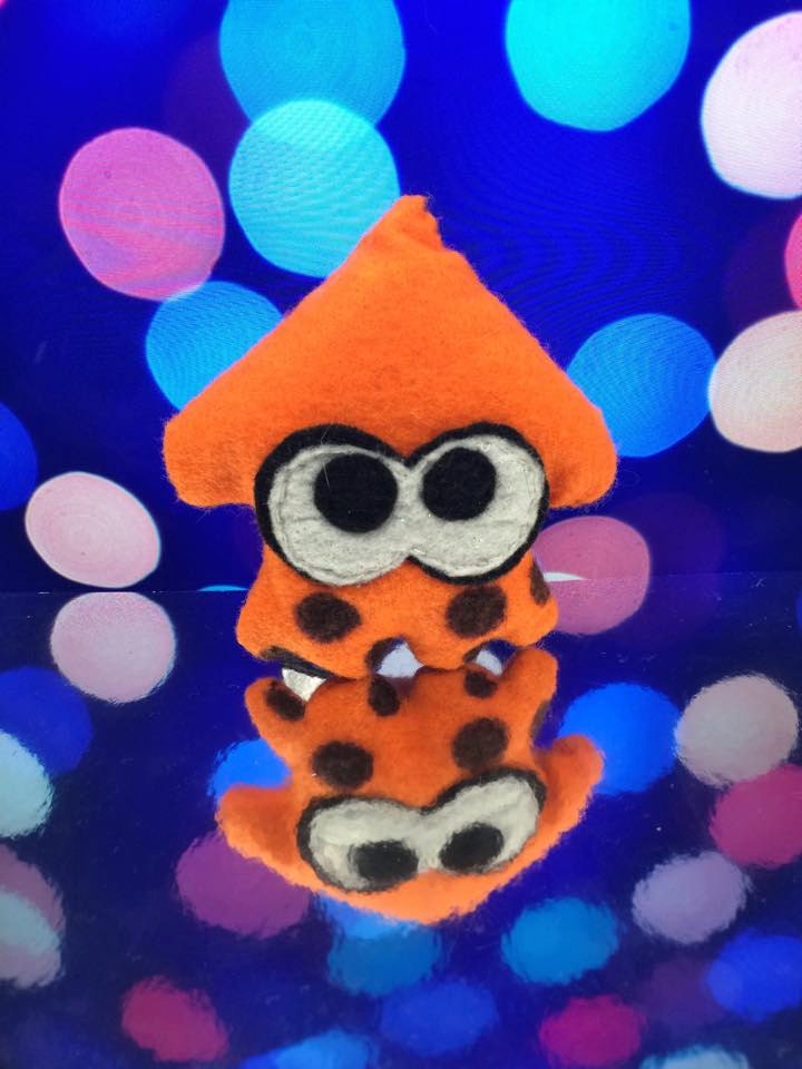 Splatoon Squid Inkling Hairclip - Etsy