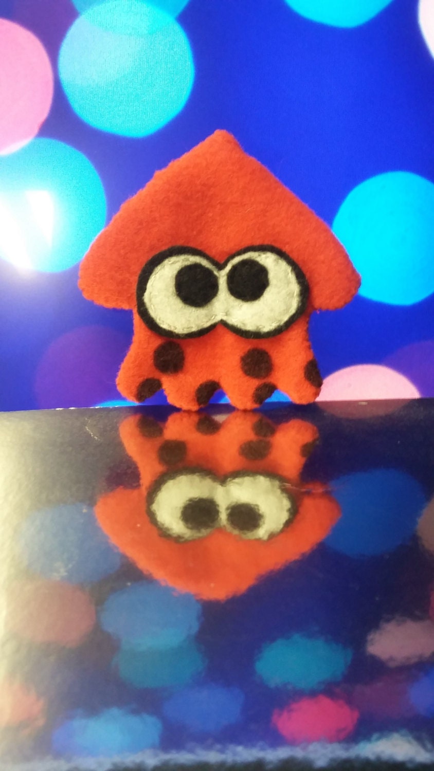 Splatoon Squid Inkling Pin (flat) - Etsy