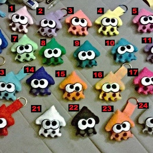 Splatoon Squid Inkling Keychain - Etsy