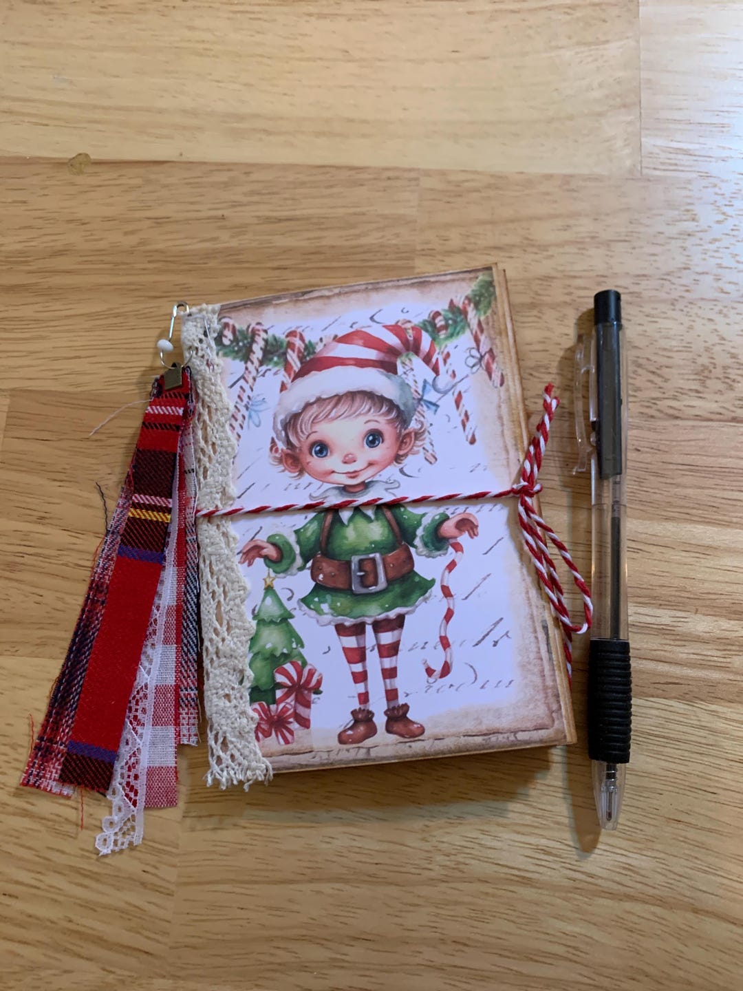 Mini Christmas Elves Junk Journal - Etsy