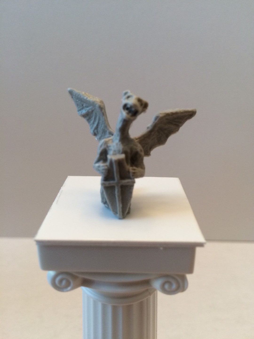 Detailed Miniature Gargoyle for Dollhouse Decorations and Other Fantasy ...