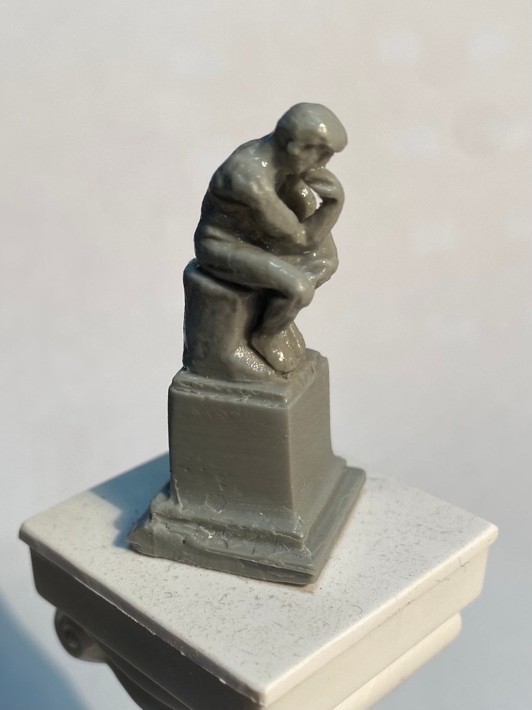 The Thinker Statue Miniature Version of the Famous Statue in the ...