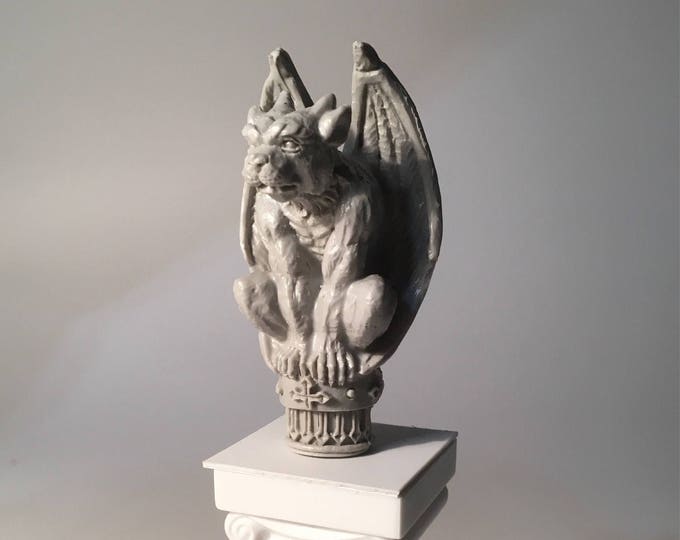 NEW Miniature Plastic Gothic Gargoyle Statue Dollhouse / Gothic ...