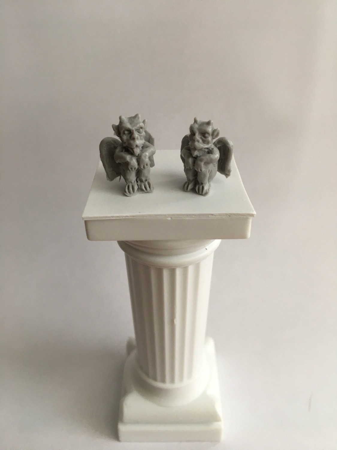 Detailed Miniature Gargoyle for Dollhouse Decorations and Other Fantasy ...