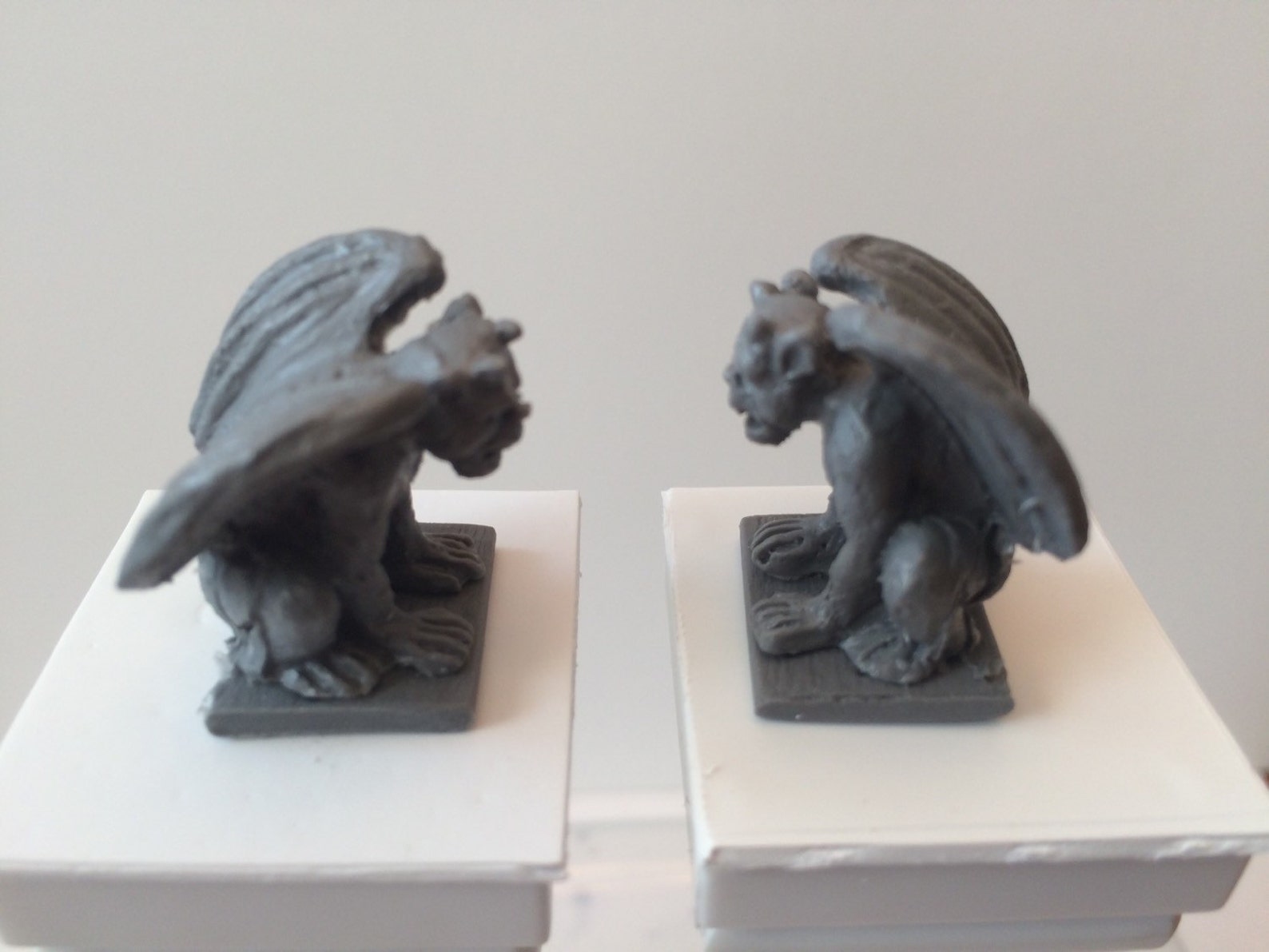 Beautiful Set of Miniature Gargoyles Gothic Midevil Myth - Etsy Sweden