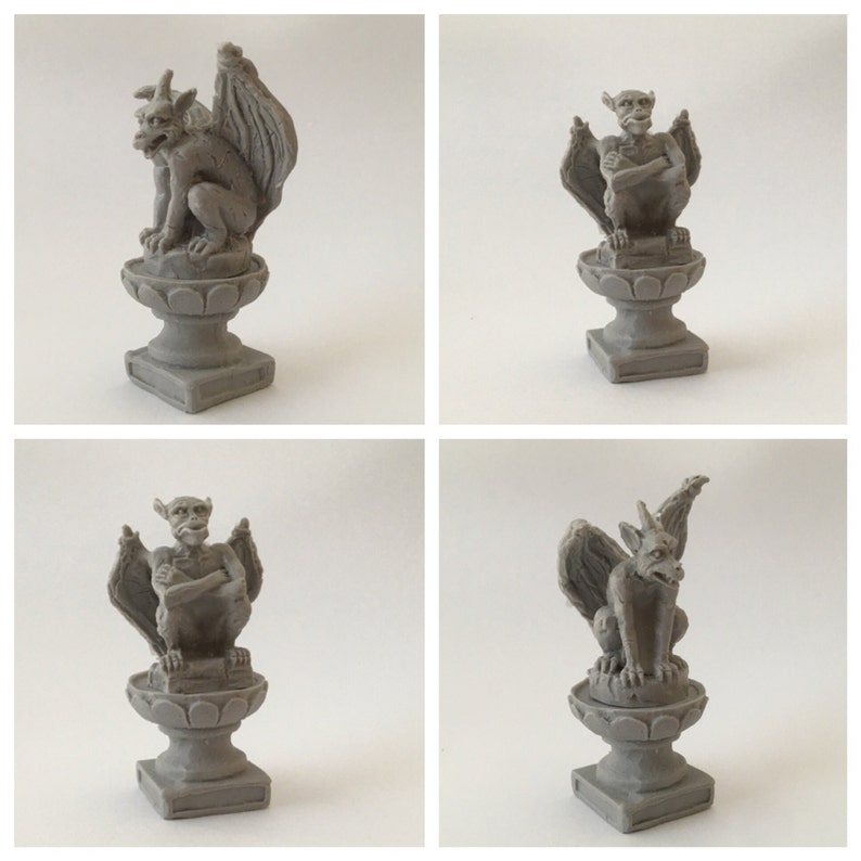 NEW Miniature Gothic Gargoyle Statue Planter/Stand for | Etsy