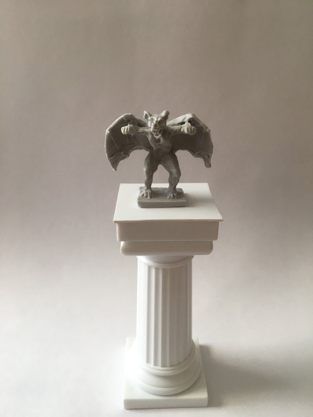 Detailed Miniature Gargoyle for Gothic Dollhouse Decorations and Other ...