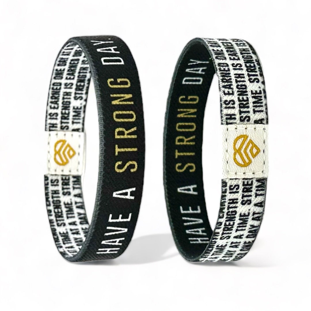 Have a Strong Day. Classic Wristband - Growth Mindset, Motivation ...