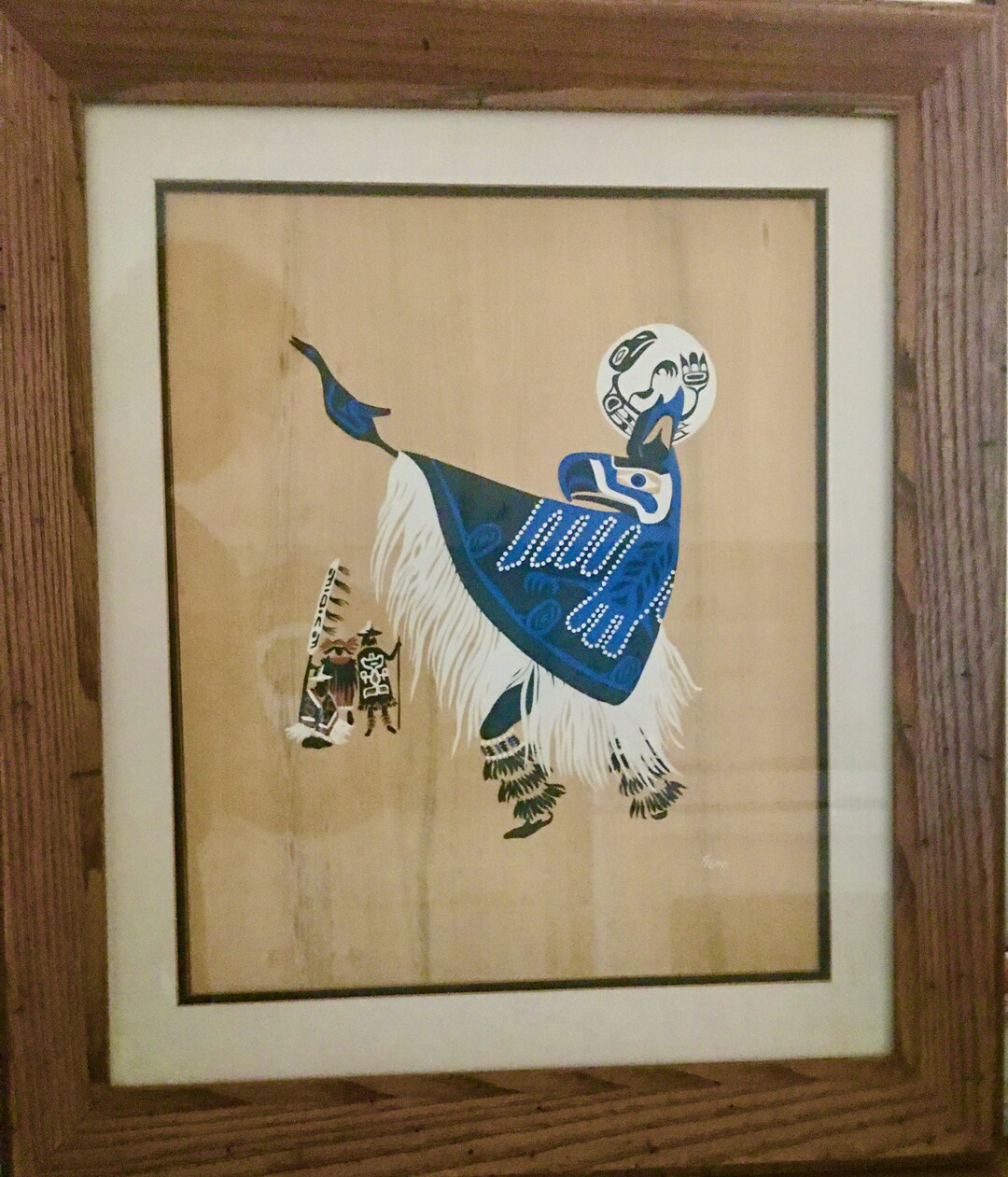 Indigenous Art, Button Blanket Dance by Gem (shipping to Negotiate) - Etsy