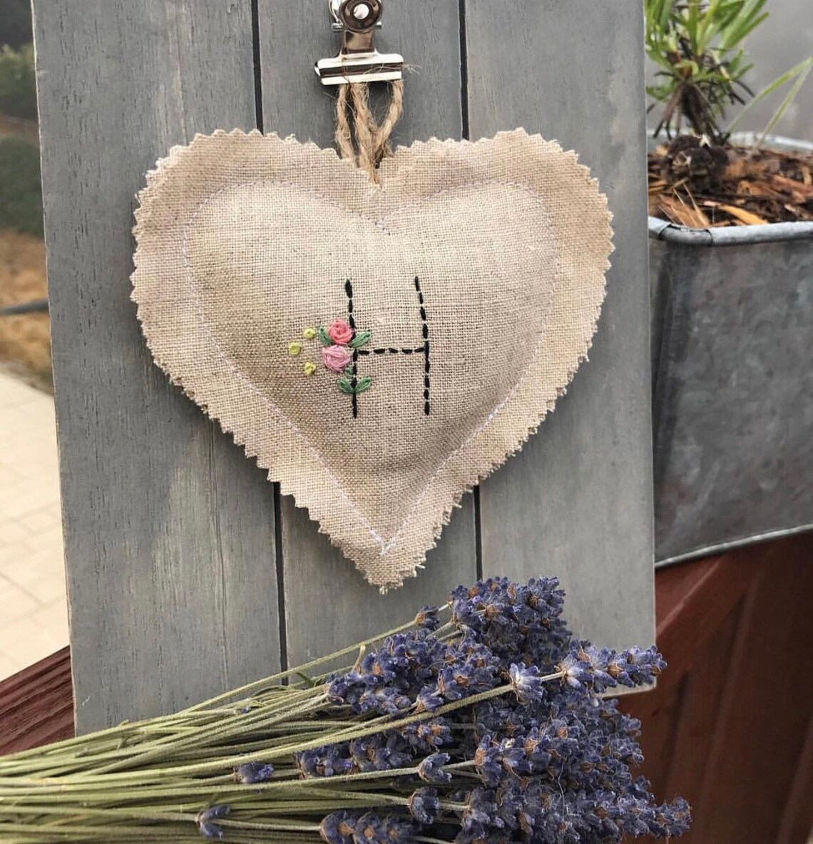 Lavender Heart Sachets - Etsy