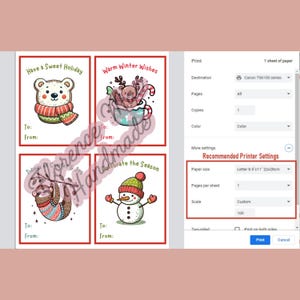 Classroom Holiday Christmas Cards - Students Card Exchange, Cute ...