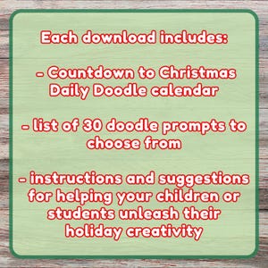 Christmas Doodle Activity for Children, Students, Teachers, Classroom ...