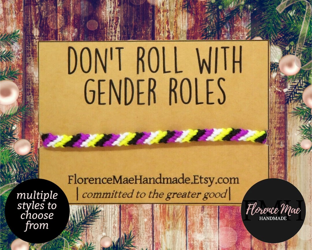 Non-binary Pride Bracelet / Anklet / Wristband / Jewelry gender Roles ...