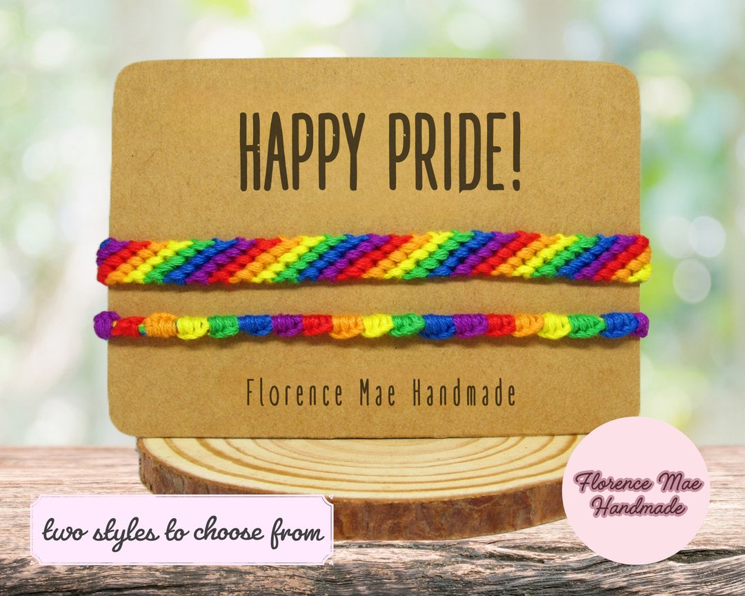 Gay Pride Bracelet | Anklet / Wristband | Jewelry [same-sex Wedding ...