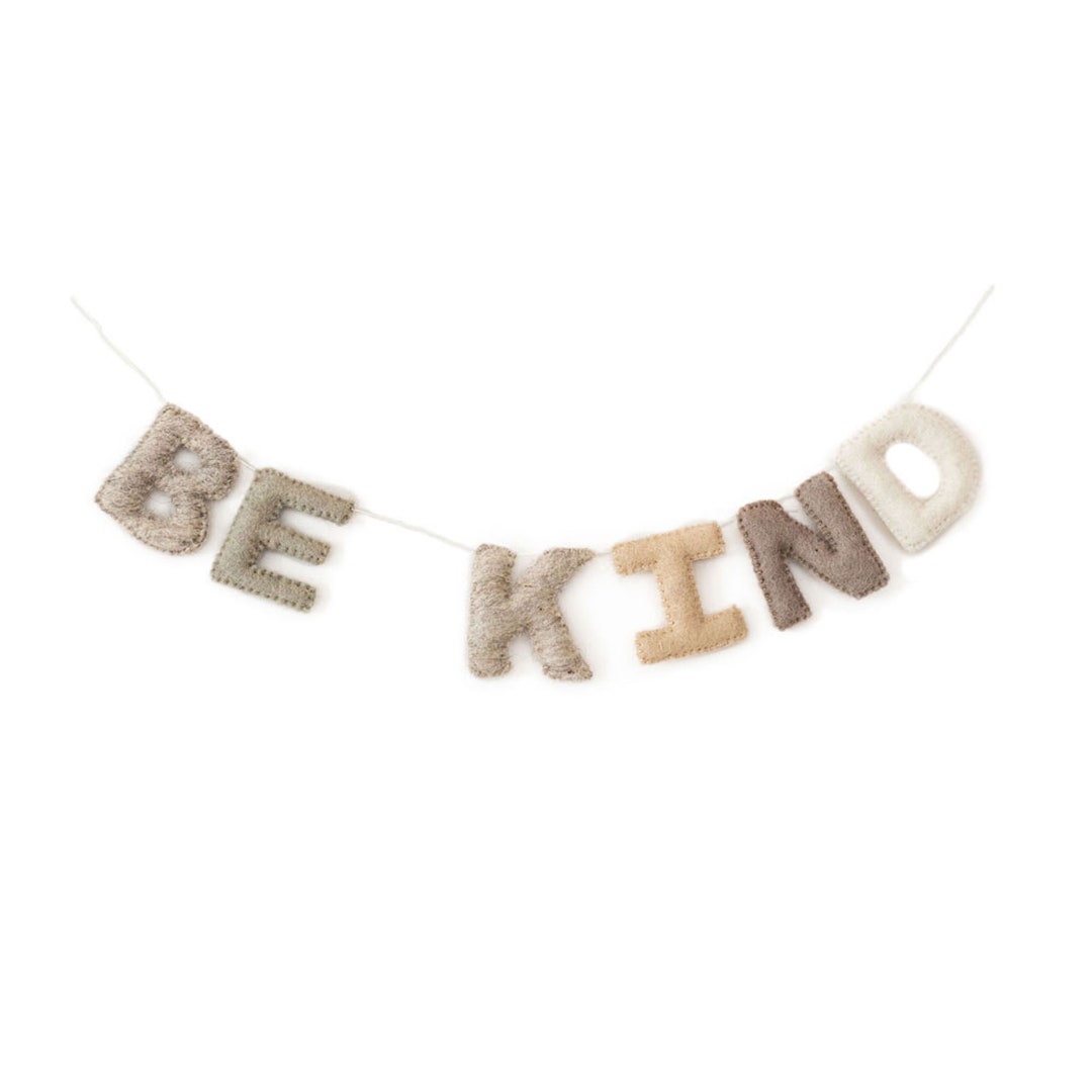 Be Kind Banner, Colorful for Nursery, Playroom or Classroom, Kitchen ...