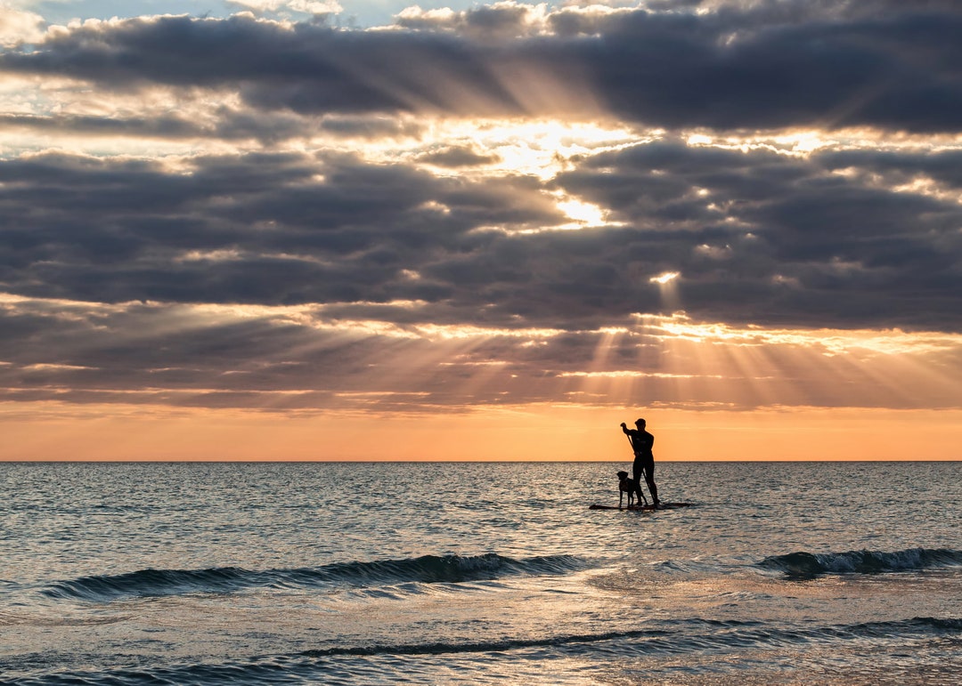 Paddleboard Sunset -- Photo, Digital Download - Etsy