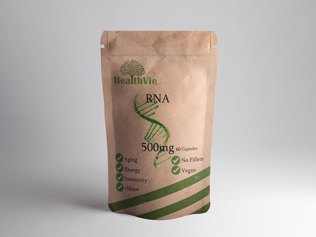 RNA Ribonucleic Acid 500mg 60 Capsules Pure RNA Supplement GMO Free - Etsy