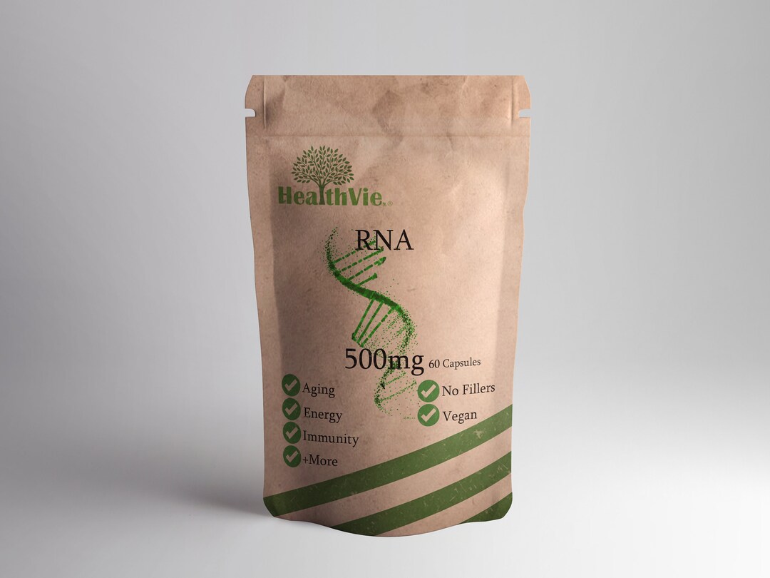 RNA Ribonucleic Acid 500mg 60 Capsules Pure RNA Supplement GMO Free - Etsy