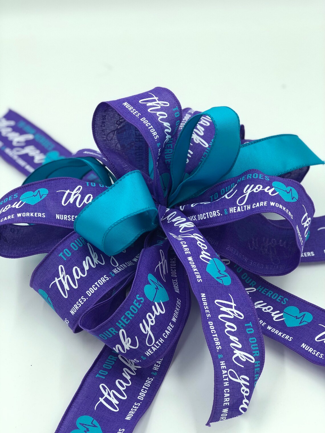 Nurse Bow Heroes Thank You Bow Thank You Health Care - Etsy