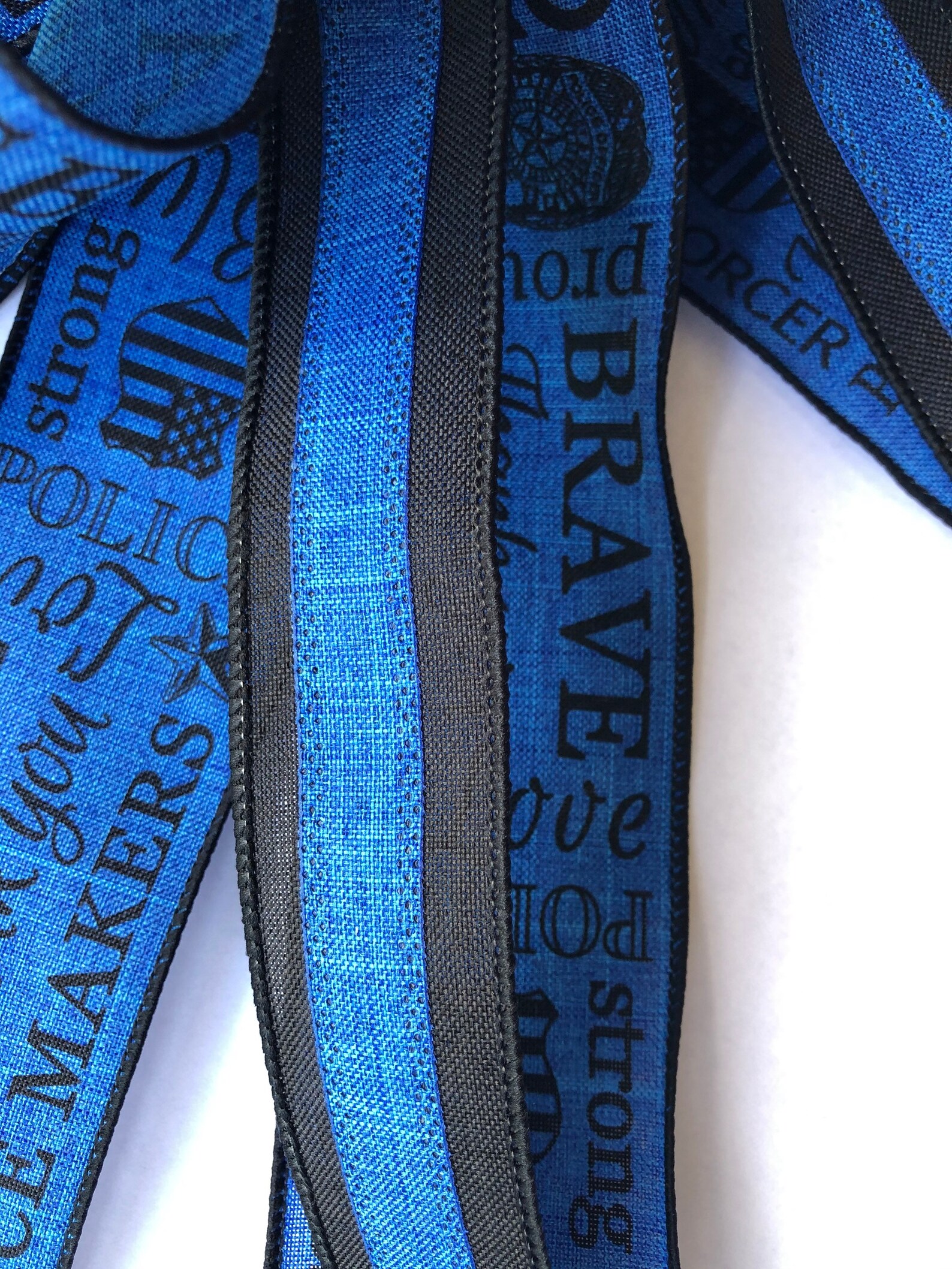 Back the Blue Bow Thin Blue Line Bow Law Enforcement - Etsy