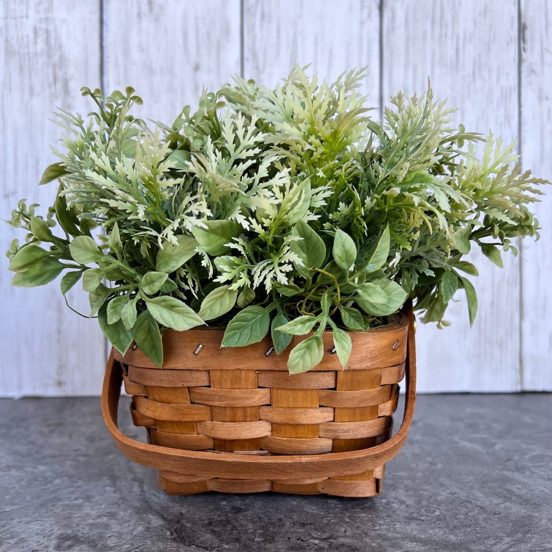 Mini Centerpiece for Tiered Tray, Small Greenery Arrangement, Coffee ...
