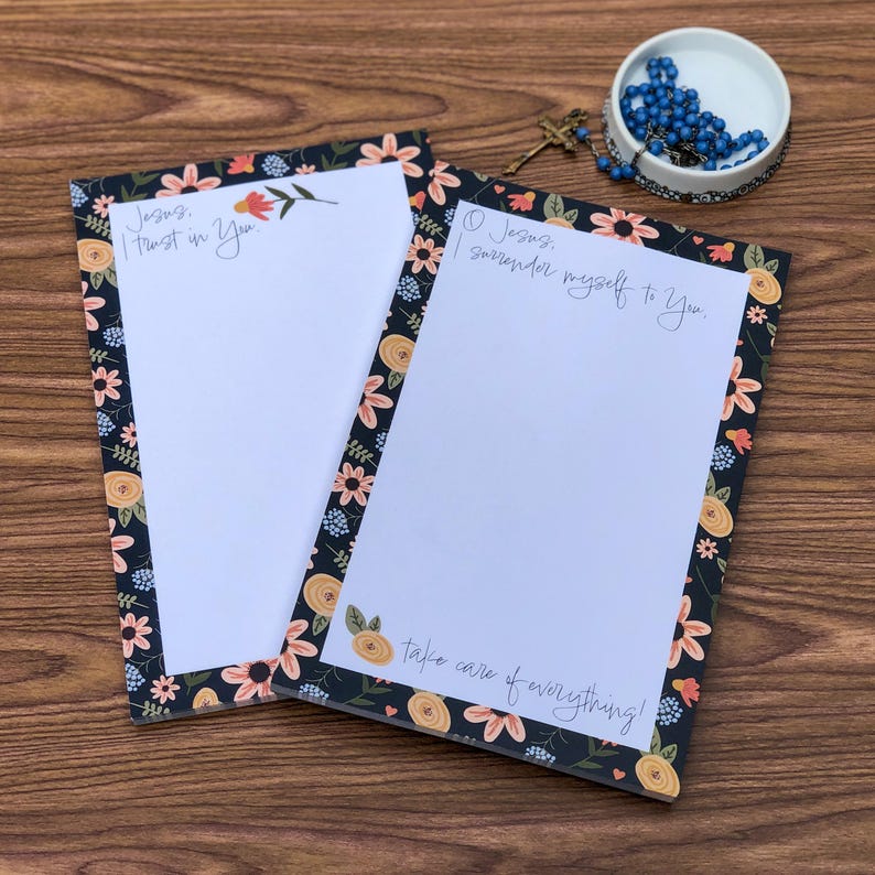 Catholic Notepad Build Your Own Bundle, Christian Stationary Set ...