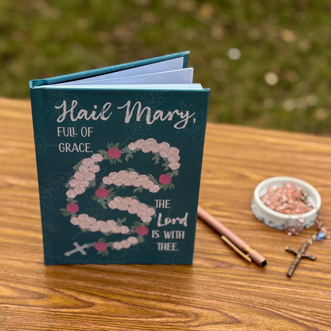Rosary Journal, Hail Mary Hardcover Journal, Catholic Journal - Etsy