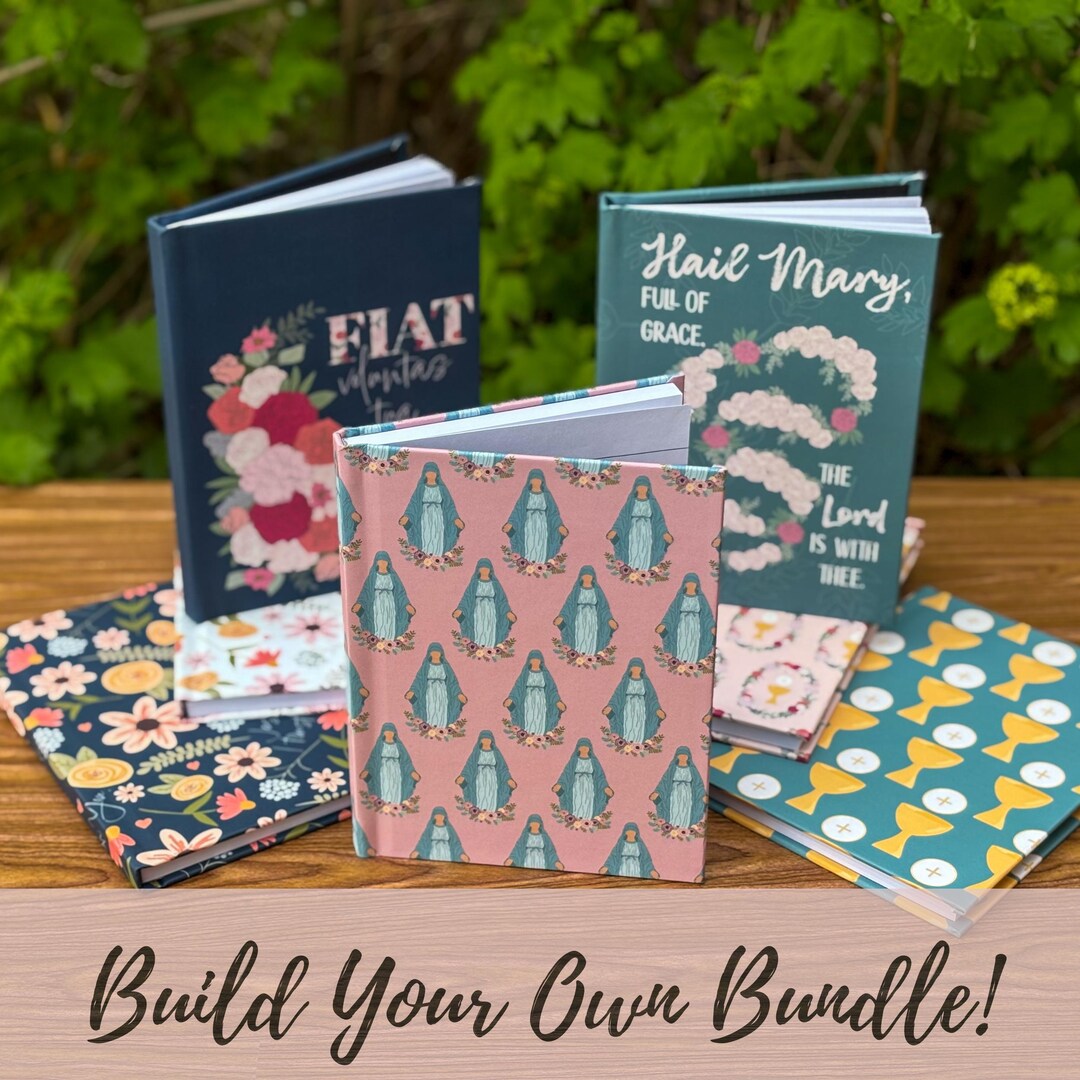 Catholic Journal Build Your Own Bundle, Christian Notebook Set ...