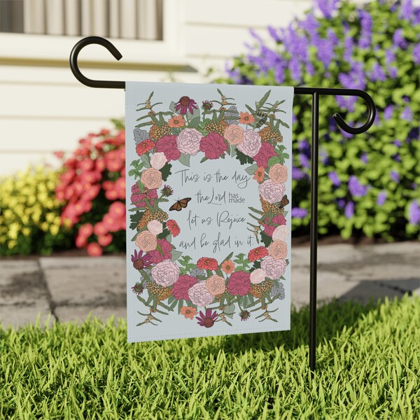 Scripture Garden Flag - Etsy