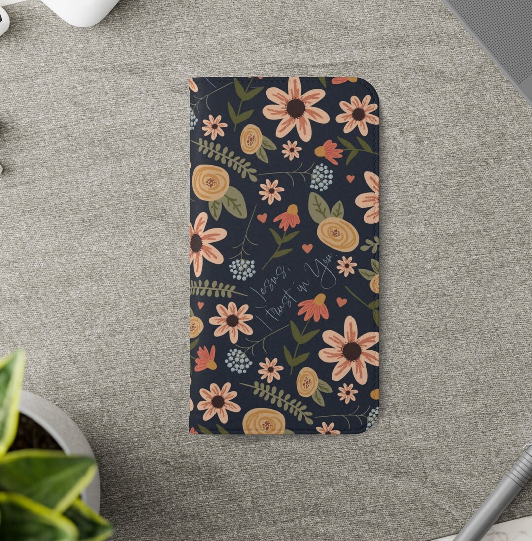 Jesus Wallet Phone Case, Divine Mercy Folio Phone Case, Catholic iPhone ...