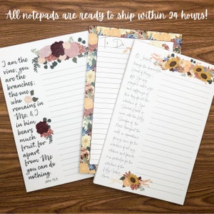 Rosary Notepad Set, Catholic Notepad, Religious Notepad - Etsy