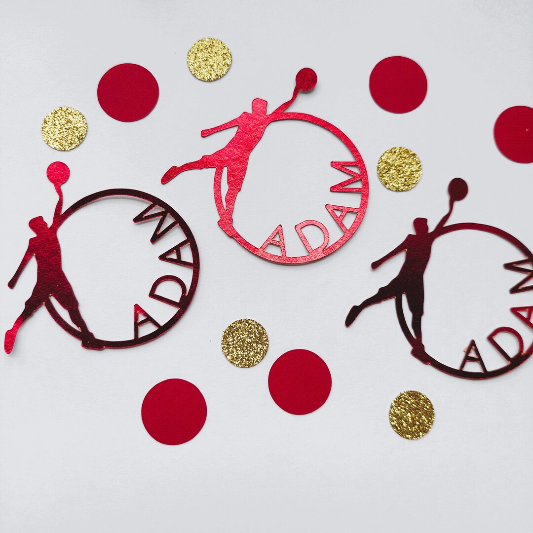 Custom Confetti, Basketball Confetti, Basketball Party, Personalized ...