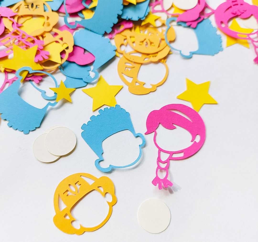 FIREBUDS Birthday Confetti - Firebud Inspired Party Decor - 120 Pieces ...