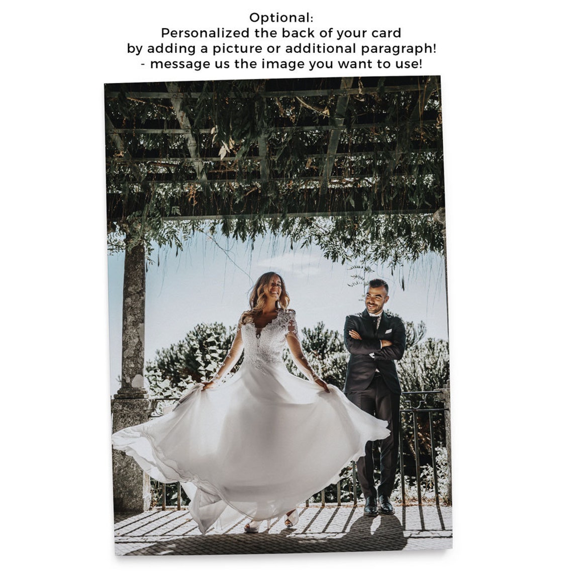 Dreamy We Eloped Wedding Elopement Announcement Card Mountain - Etsy