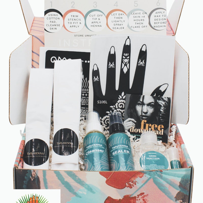 Henna Tattoo Kit - Etsy
