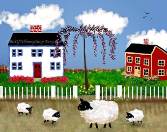 Whimsical Farm Art | Etsy