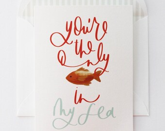 Only Fish in the Sea - Etsy