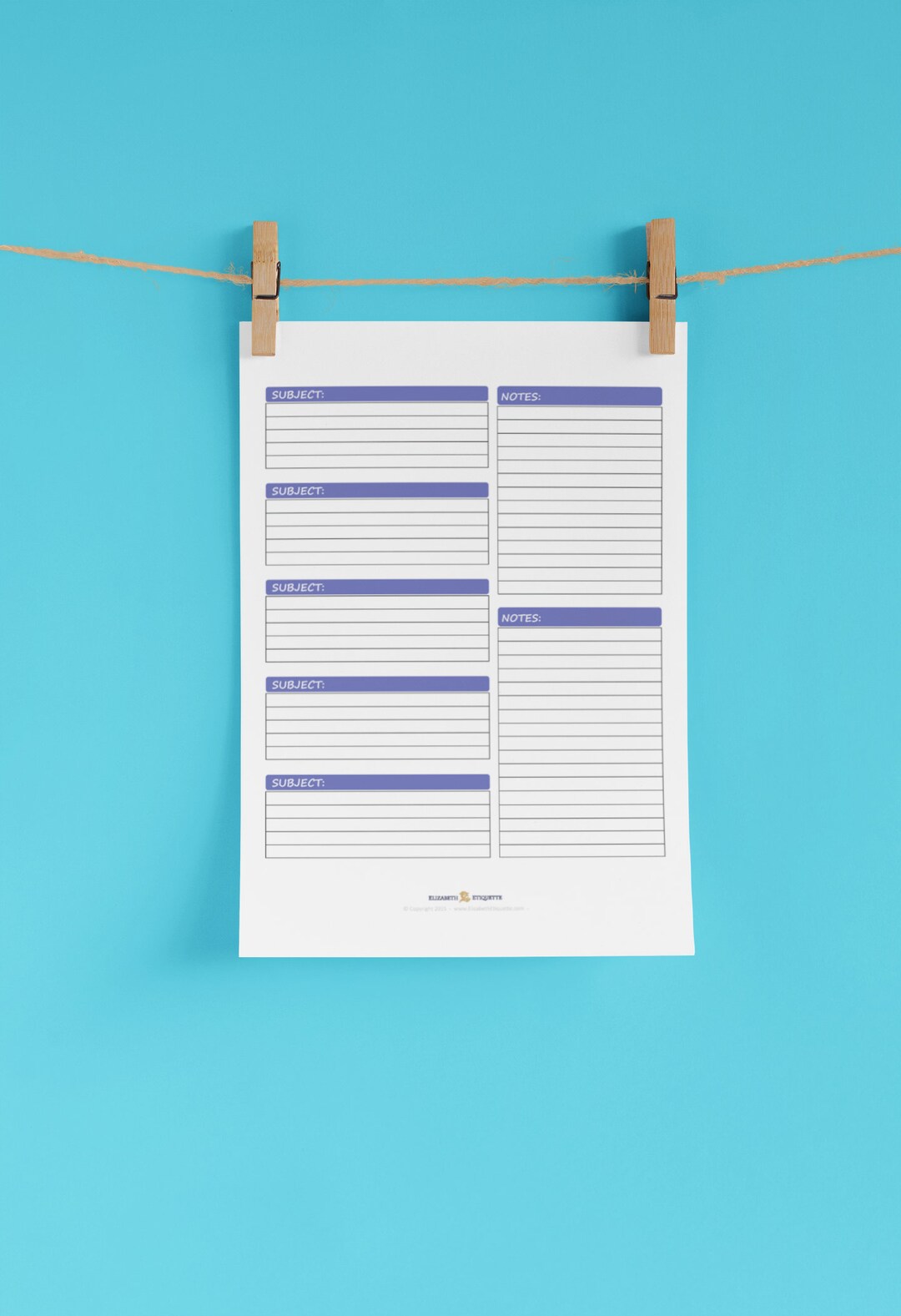 Back to School Subject Organizer ,printable Home School Schedule ...