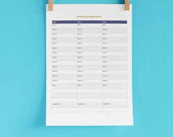 LIGHT BLUE EDITABLE Student Planner Printable College Planner - Etsy