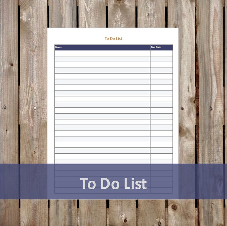 To Do List Student Planner to Do List Printable to Do List - Etsy