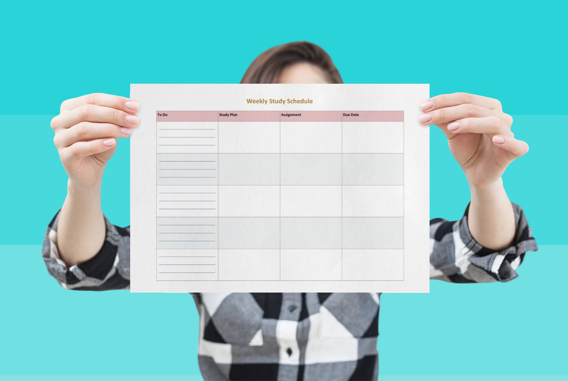 Weekly Study Schedule Printable Set Weekly Revision Timetable Set ...