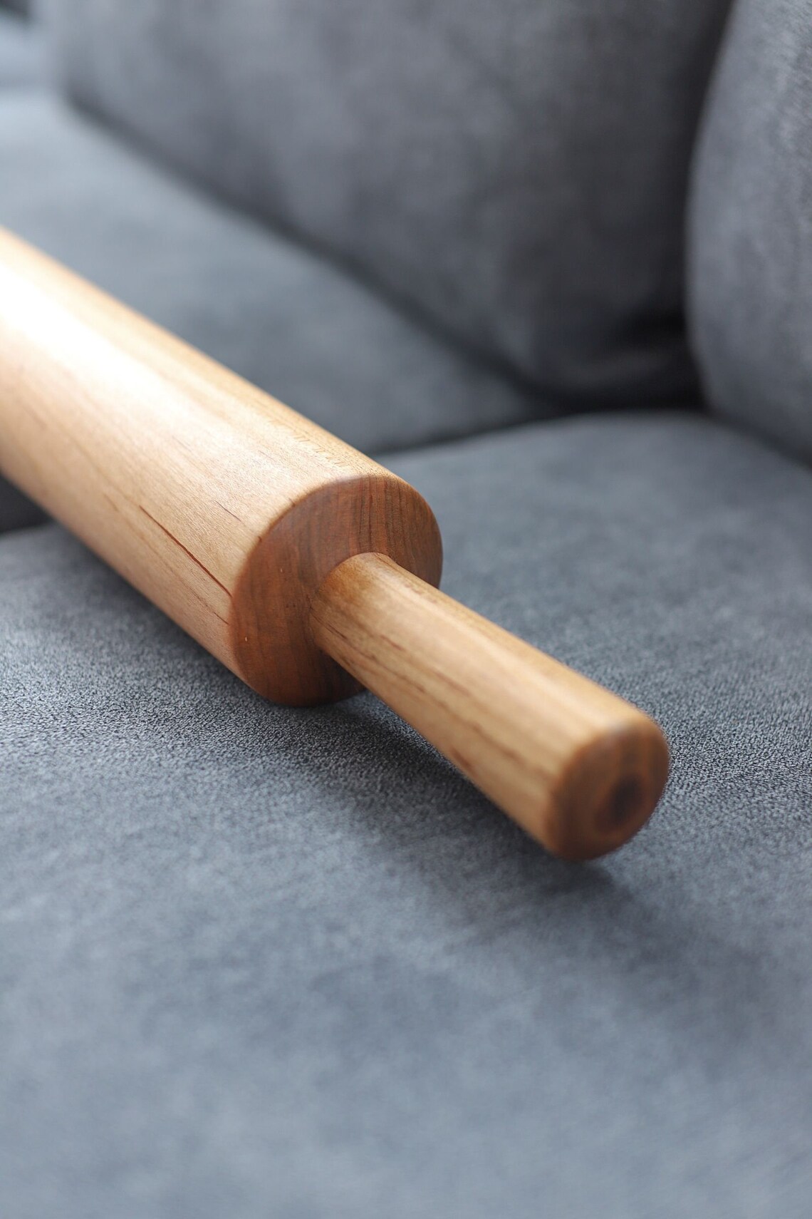 Extra Long Traditional Rolling Pin, Hand-turned Maple Cherry Hardwood ...