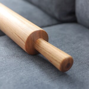 Extra Long Traditional Rolling Pin, Hand-turned Maple Cherry Hardwood ...
