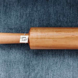 Extra Long Traditional Rolling Pin, Hand-turned Maple Cherry Hardwood ...
