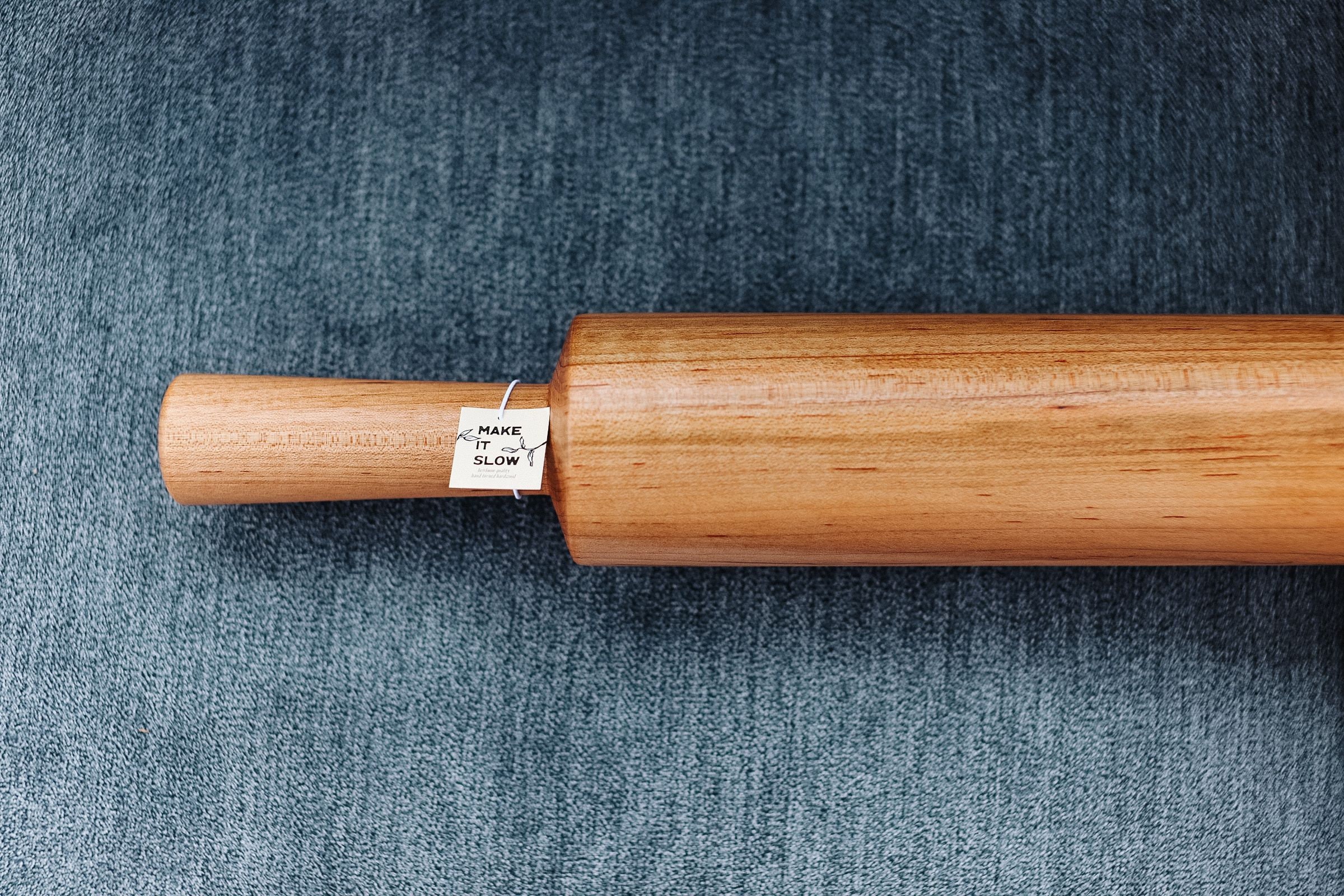 Extra Long Traditional Rolling Pin, Hand-turned Maple Cherry Hardwood ...
