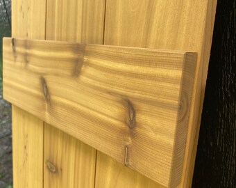 Custom Cedar Shutters, Custom Handmade, Aromatic Cedar Shutters, Upgrade Your House Make Your ...