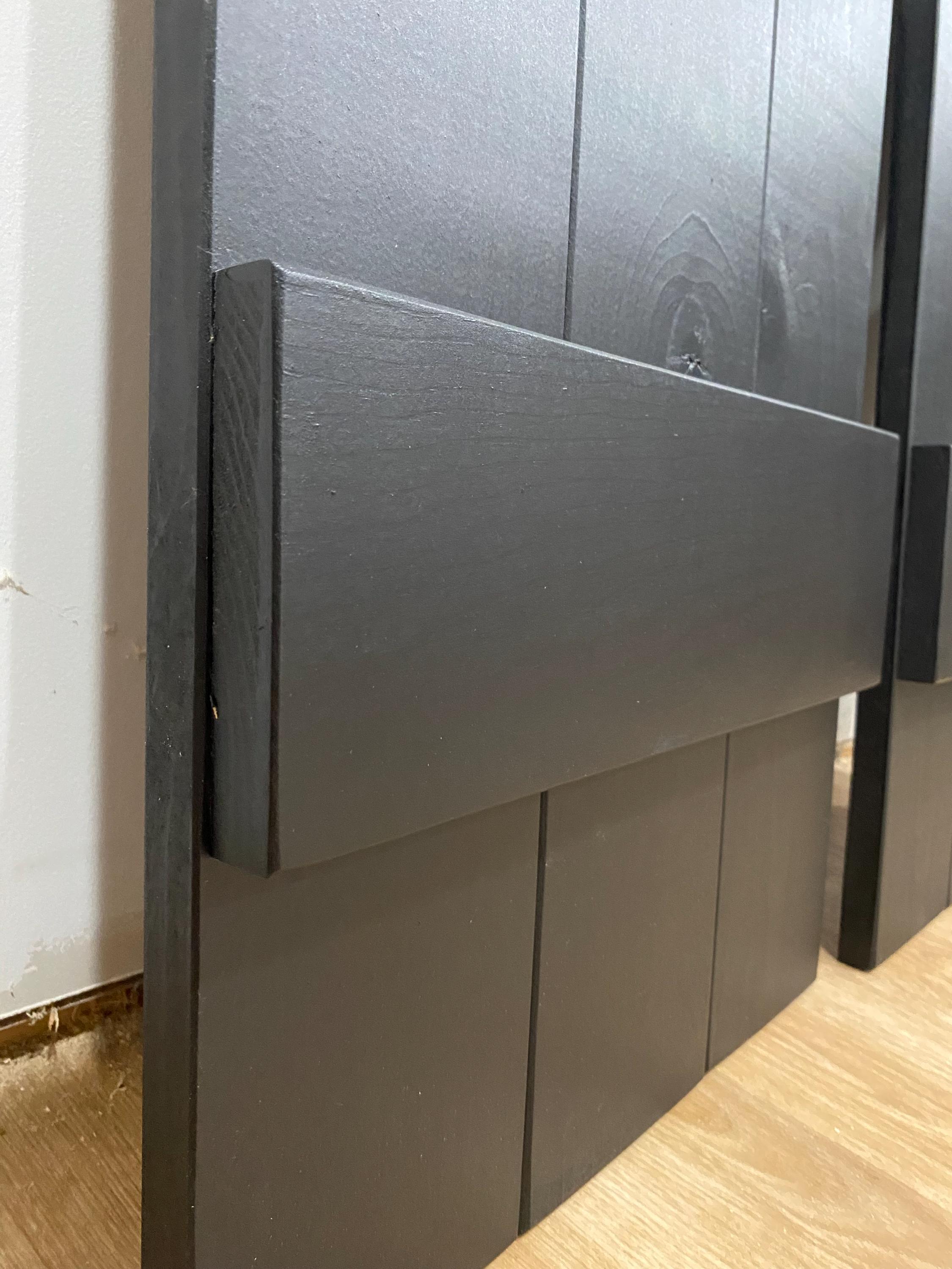 Black Exterior Wood Shutters - Etsy